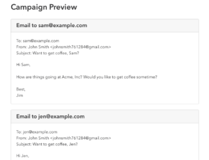 Email Previews - MergeMail