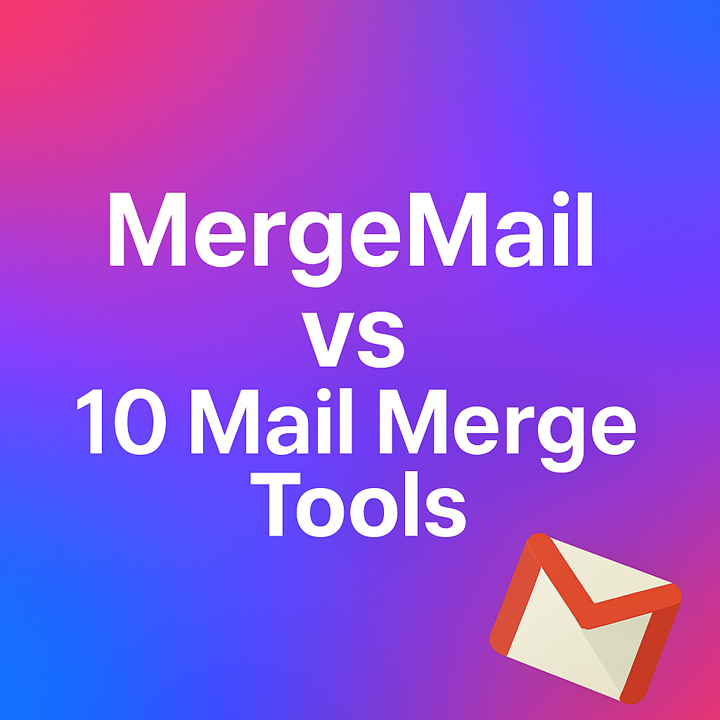Mergemail Vs The Top 10 Mail Merge Tools For Gmail Which One Is Best In 2025 Mergemail